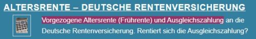 Rentenabschlag vermeiden durch freiwillige Ausgleichszahlung